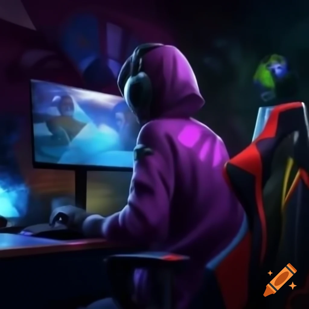 Gamer profile image with a modern aesthetic on Craiyon