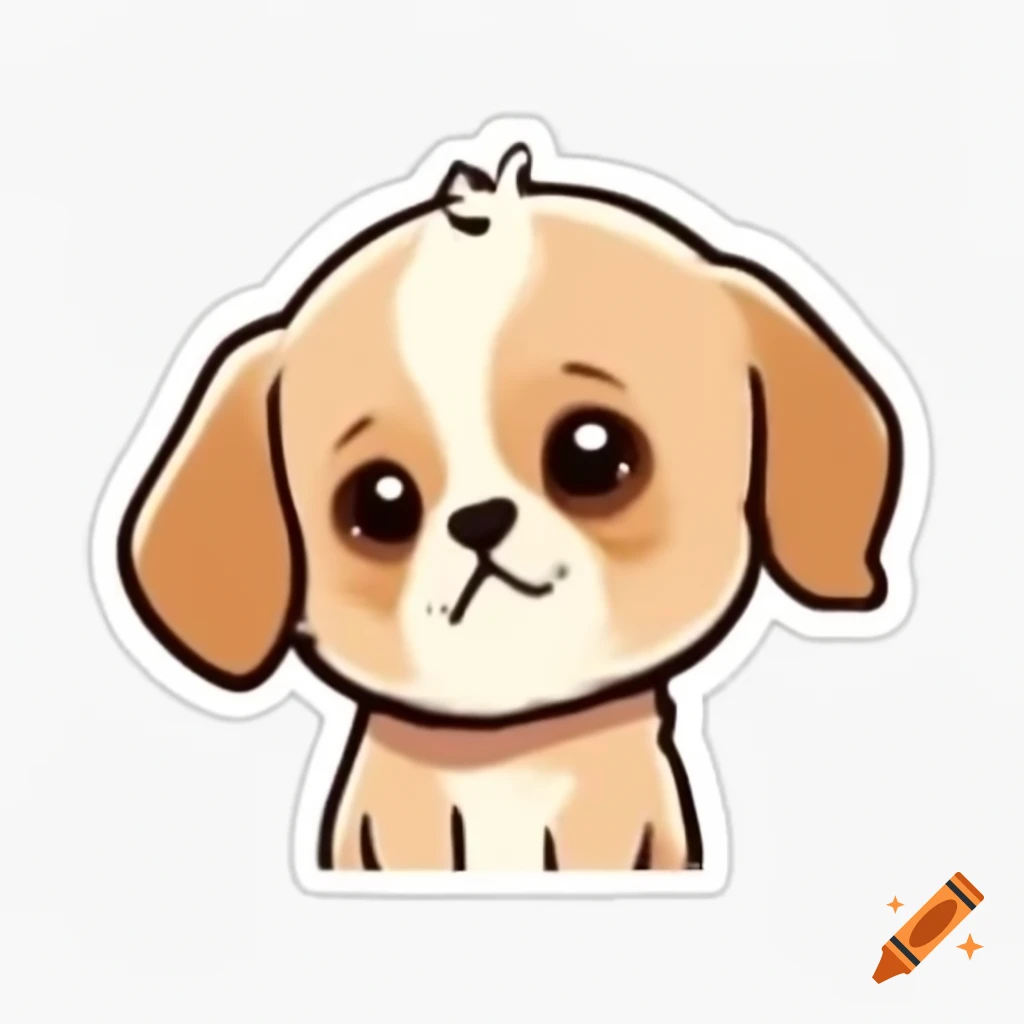 Cute cream Labrador puppy with brown eyes, smiling and head tilted on ...