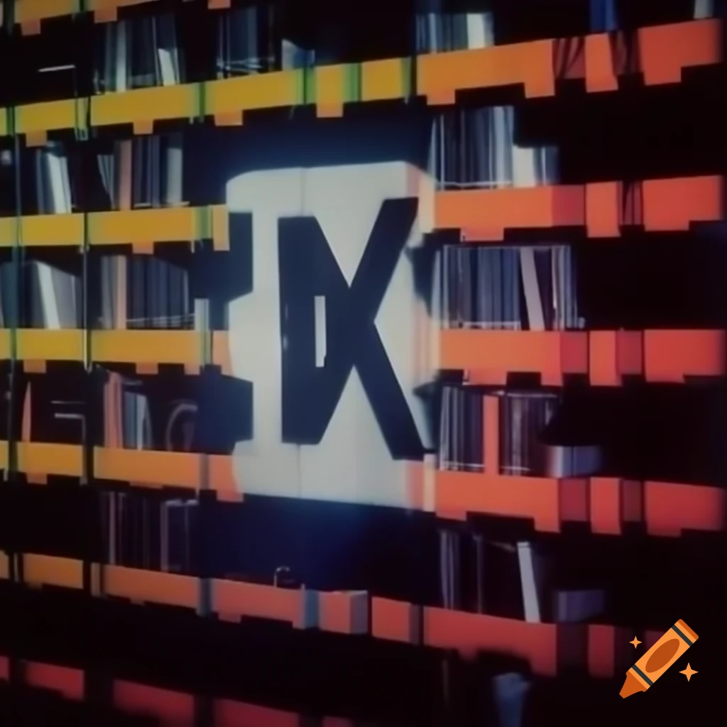 Colorful 1970s scanimate studio logo for sound library featuring ...