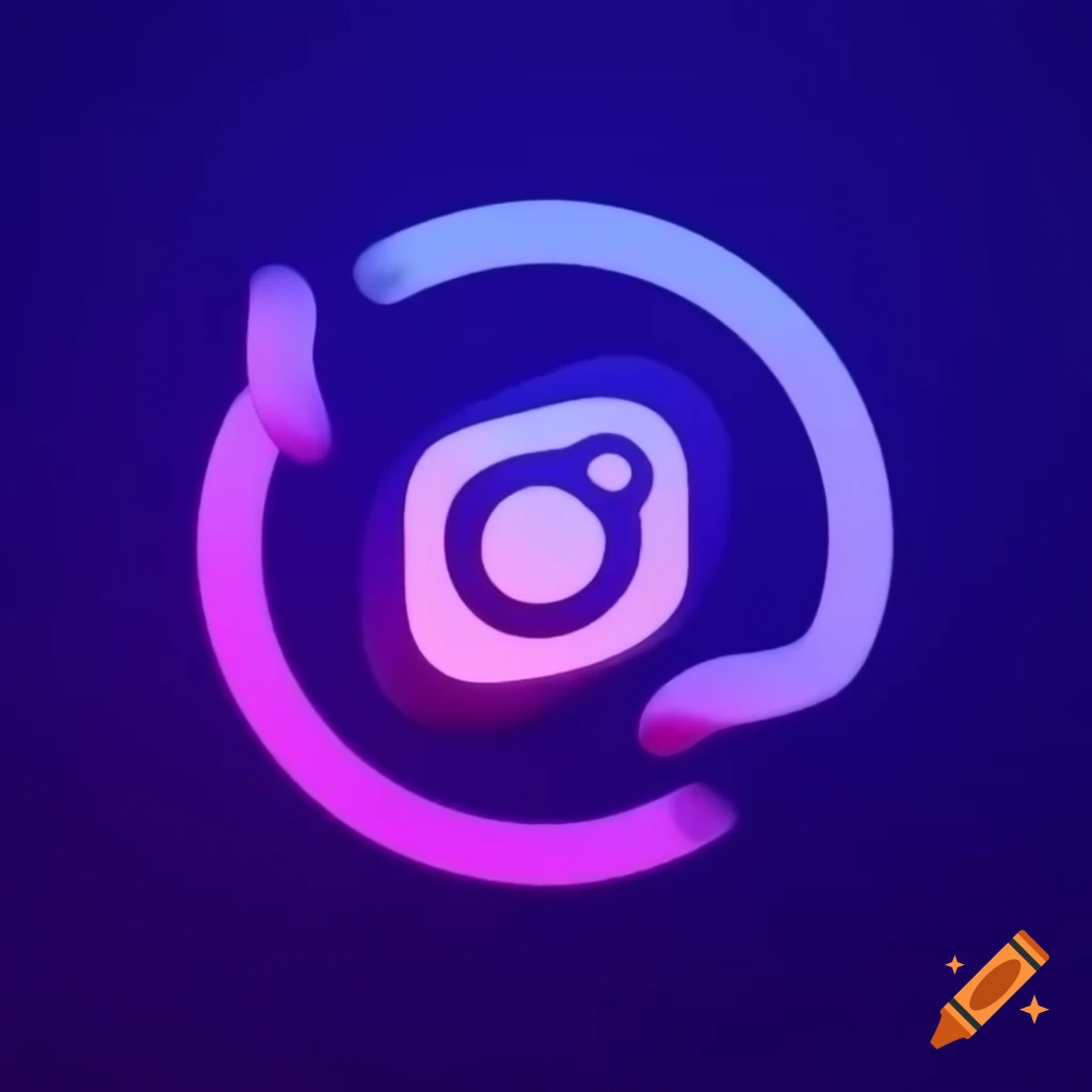 Purple app logo for AI song translation on Craiyon