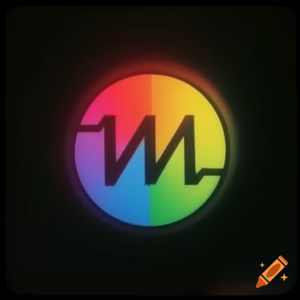 Colorful scanimate studio logo from 1970s with letters V, S, and L for ...