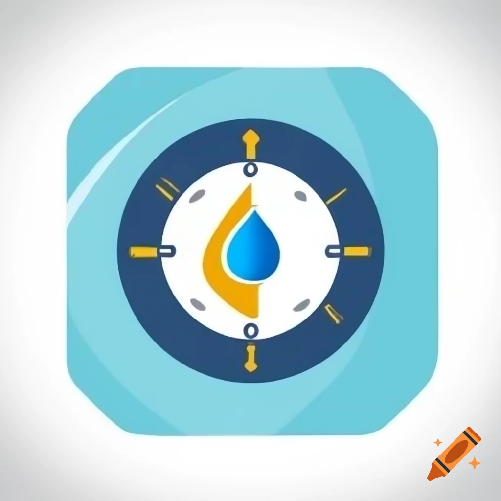 Logo design for AI Driven Water Management Platform featuring water ...