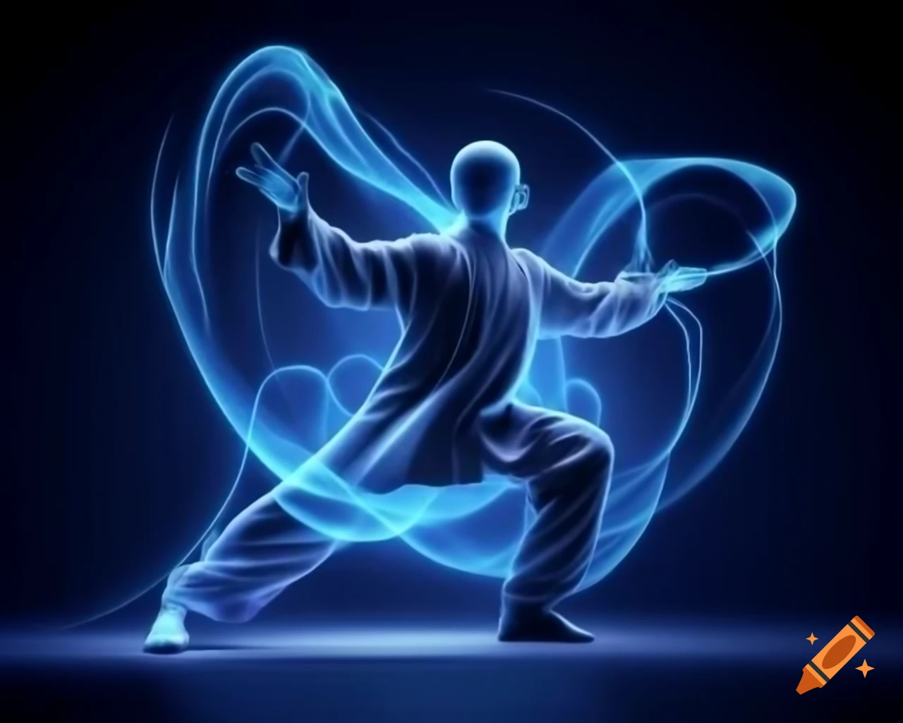 Tai Chi master performing graceful movements reflecting inner harmony ...
