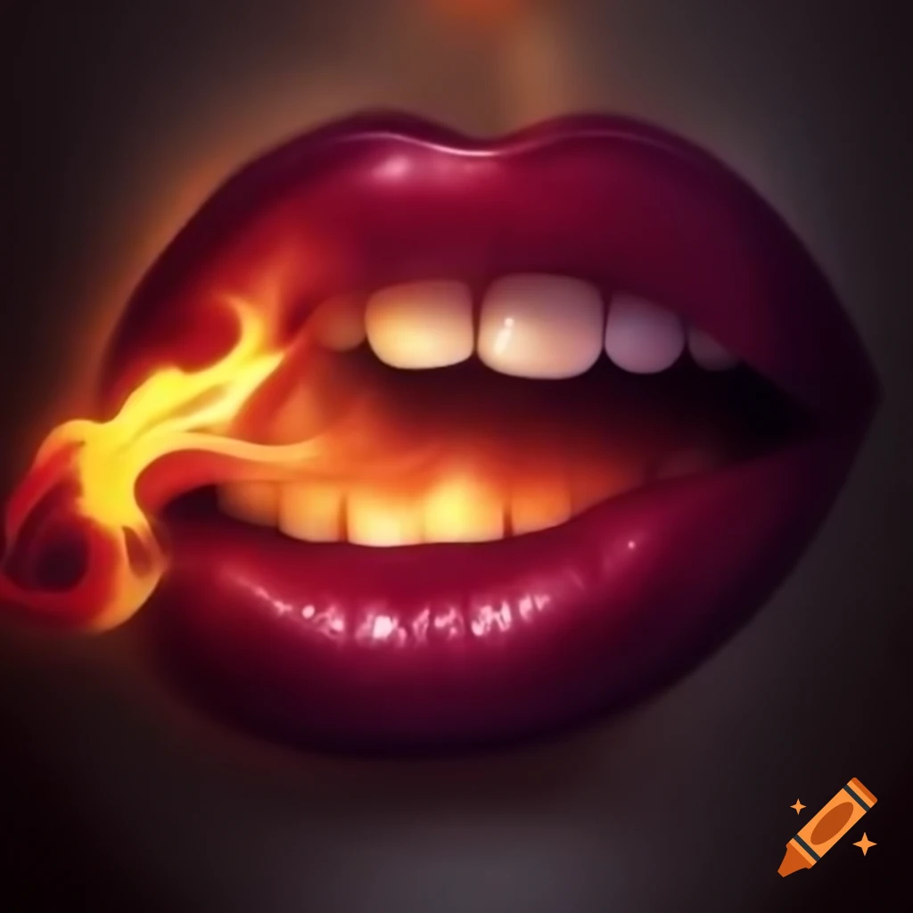 Romantic poetic imagery of merging souls and passionate kisses on Craiyon