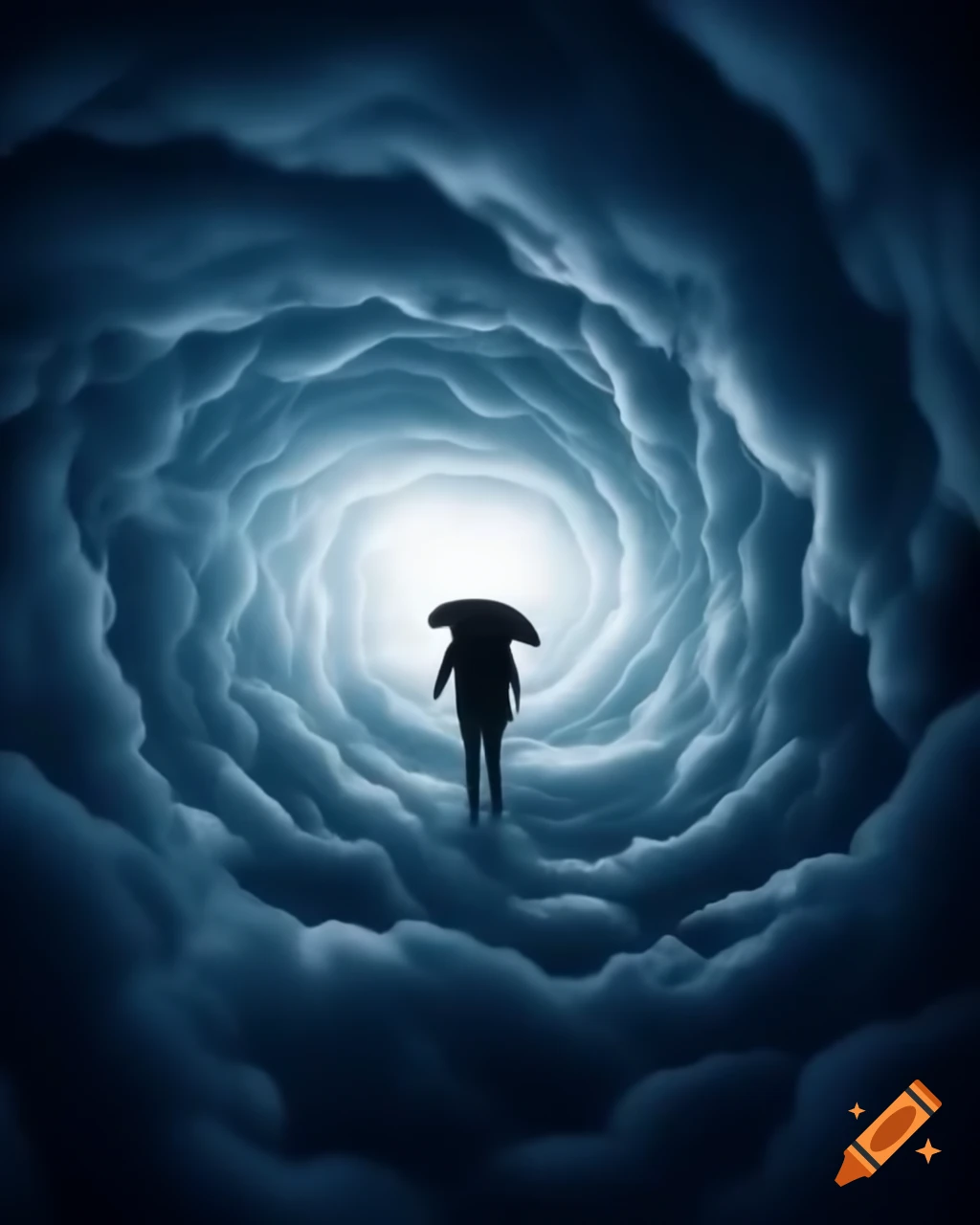 Unclear message about controlling weather through a URL on Craiyon