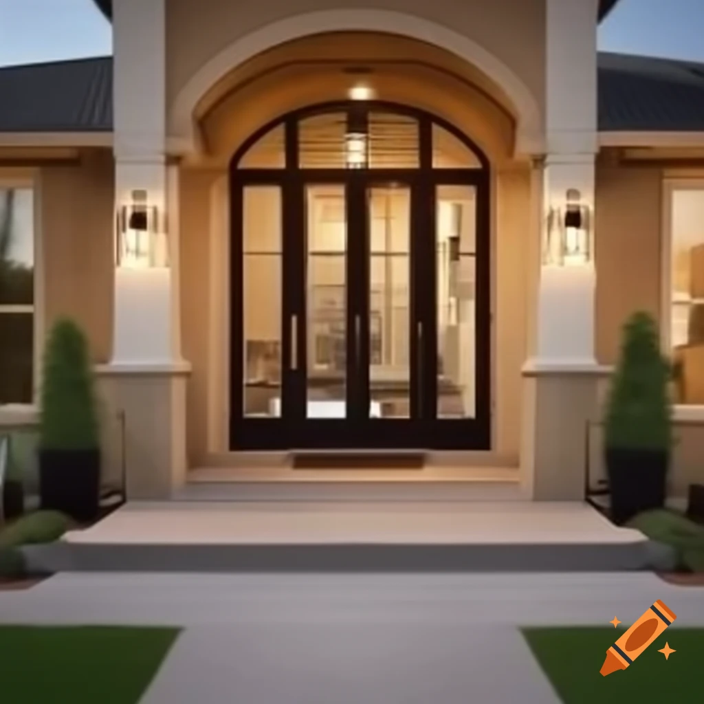 Ground floor dimensions for entrance foyer and living areas on Craiyon