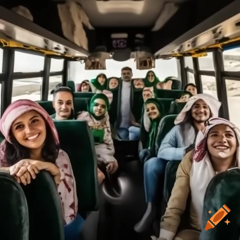 Group of lizards dressed as penguins in a bus on Craiyon