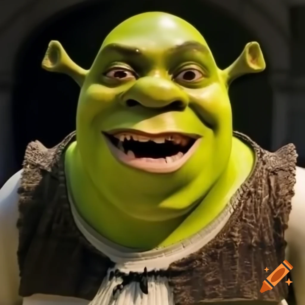 Shrek character from the animated movie, showcasing his iconic features ...