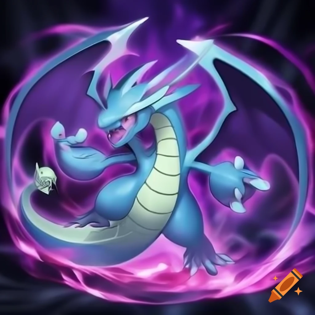 Psychic dragon-type pokémon symbolizing peace in tough times on Craiyon