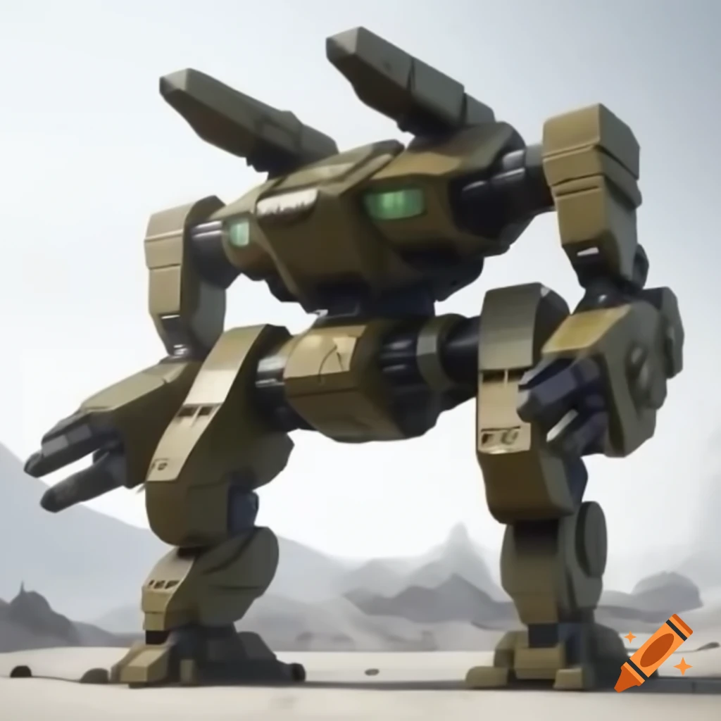 Powerful bipedal mech with crab-like features in stunning concept art ...