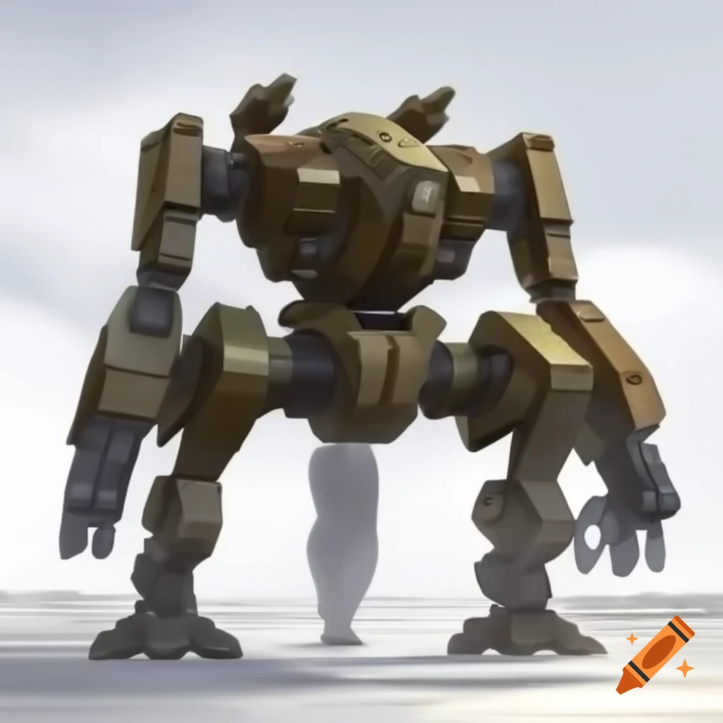 Powerful bipedal mech with crab-like features in stunning concept art ...