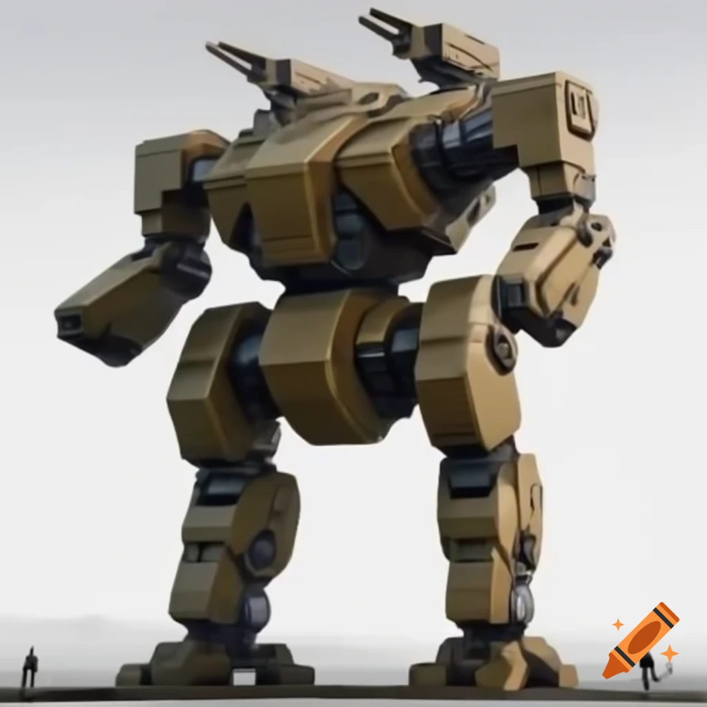 Bipedal mech with crab-like features in stunning concept art on Craiyon