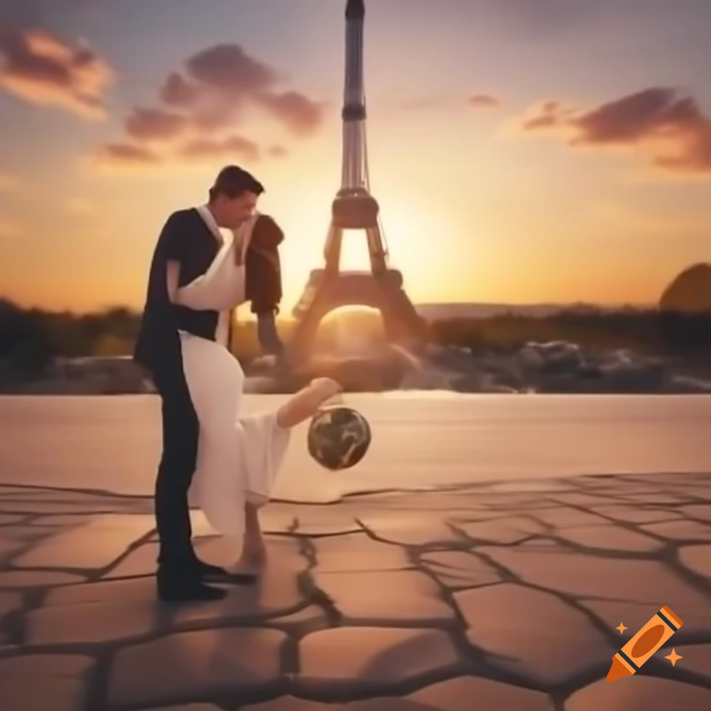 Request for a personal image creation of a wife in Paris on Craiyon