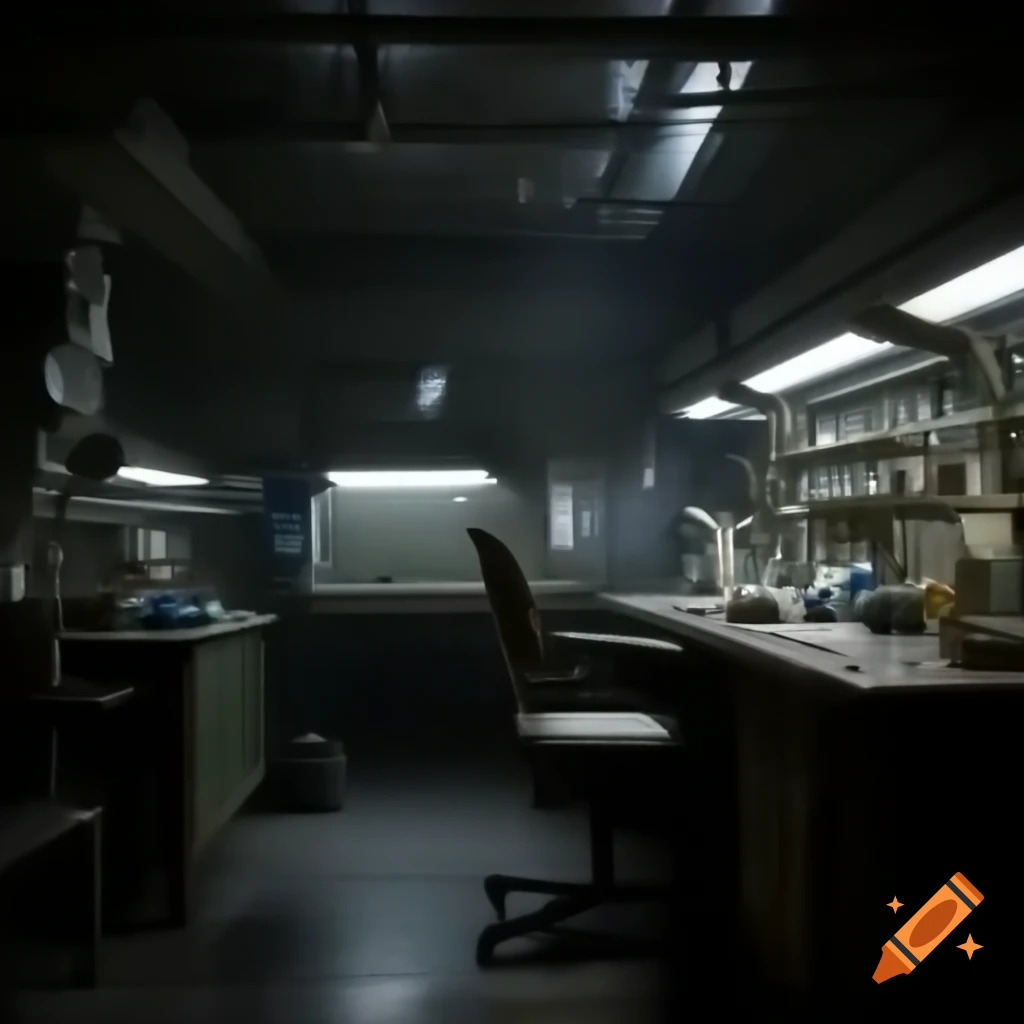 Dimly lit laboratory filled with mysterious experiments on Craiyon