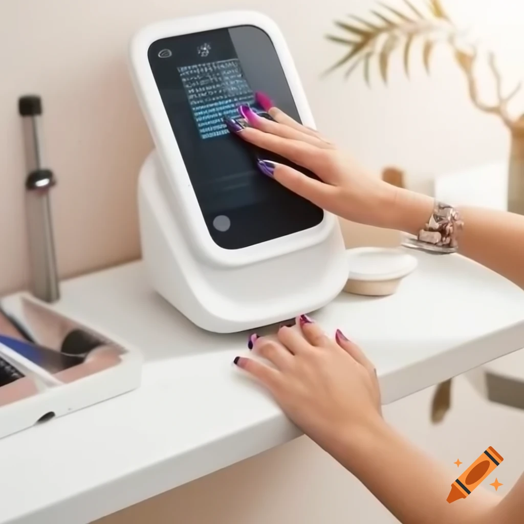 At-home self-care device for hands and feet with professional nail ...