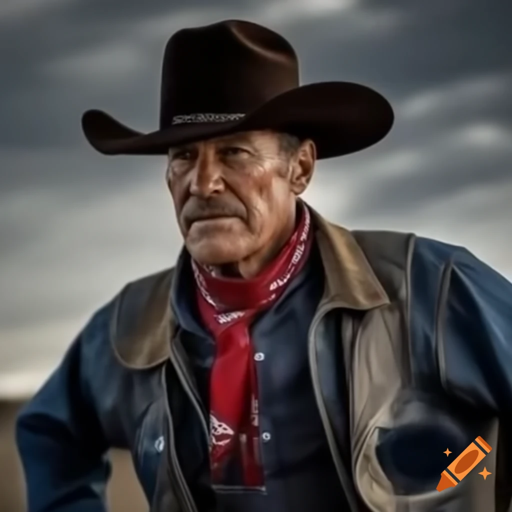 Cowboy in traditional attire on Craiyon