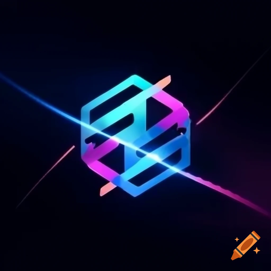 Sleek modern logo design for tech channel with abstract shapes and ...