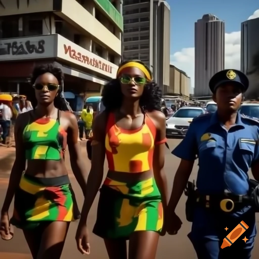 Dynamic reggae show poster featuring Kenyan street culture and graffiti ...