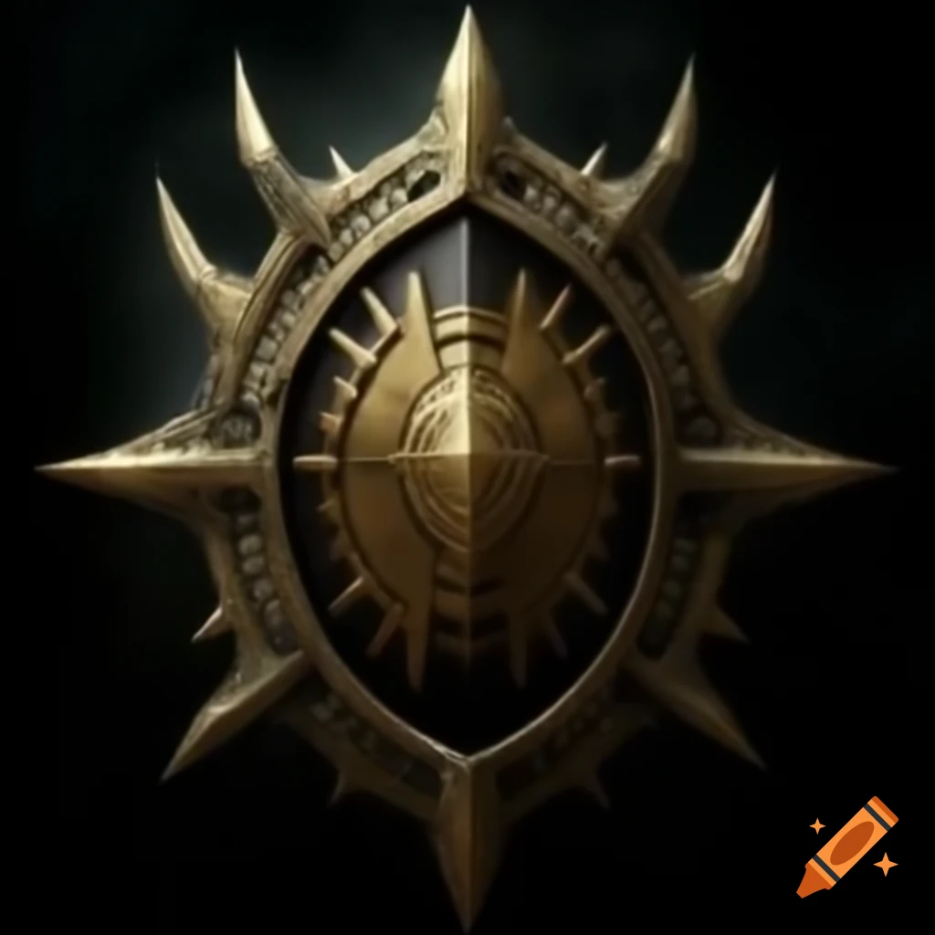 Crest for The Ars Arcanum, a school of magic in the Underdark on Craiyon