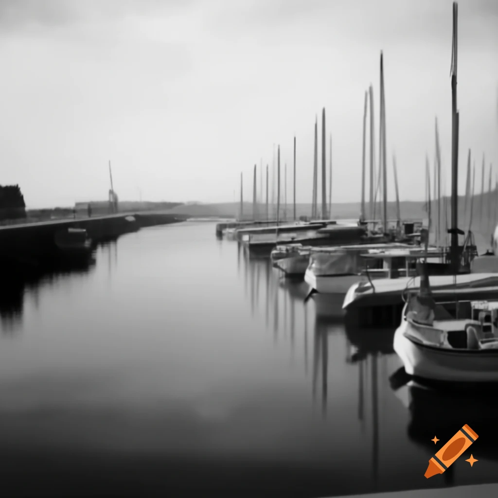 Dunkirk harbour view on Craiyon