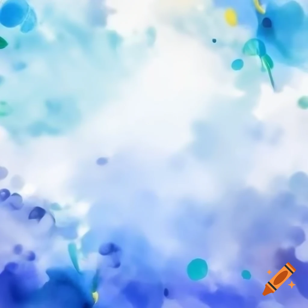 Dreamy watercolor sky with vibrant splashes on Craiyon