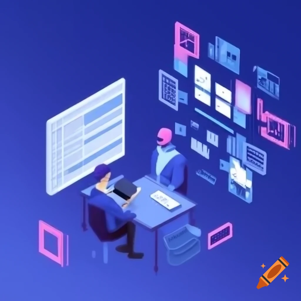 Technical illustration of Python client connecting to AI models and ...