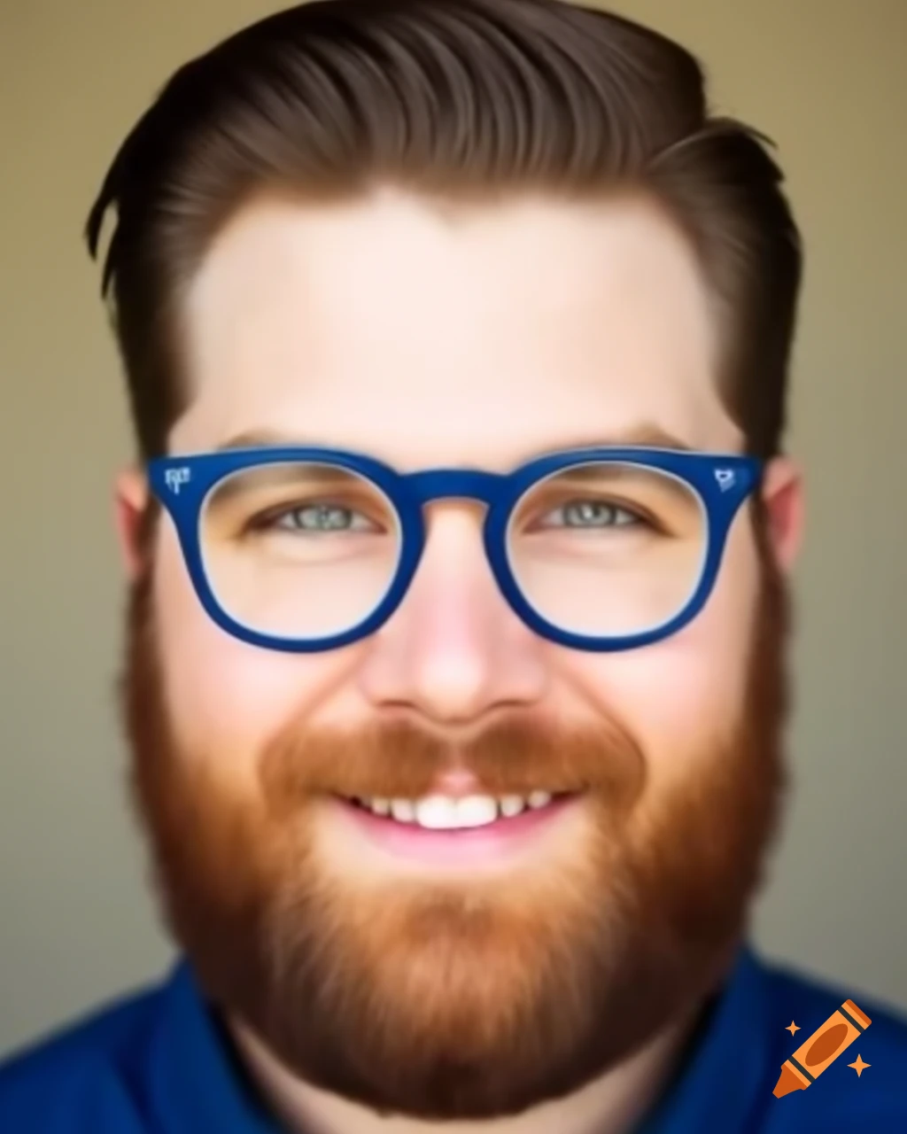 Man with dad bod and broad shoulders, wearing navy attire, standing at ...