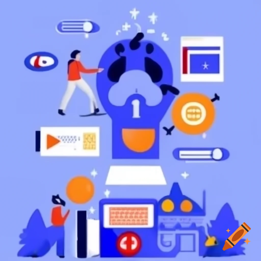 Creative concept for graphic design based on analyzed video transcript ...