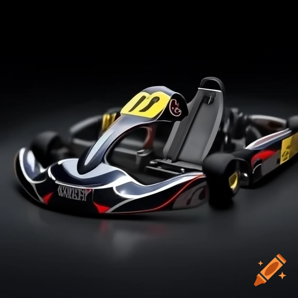 Detailed Go-Kart graphic kit design with aerodynamic lines and ...