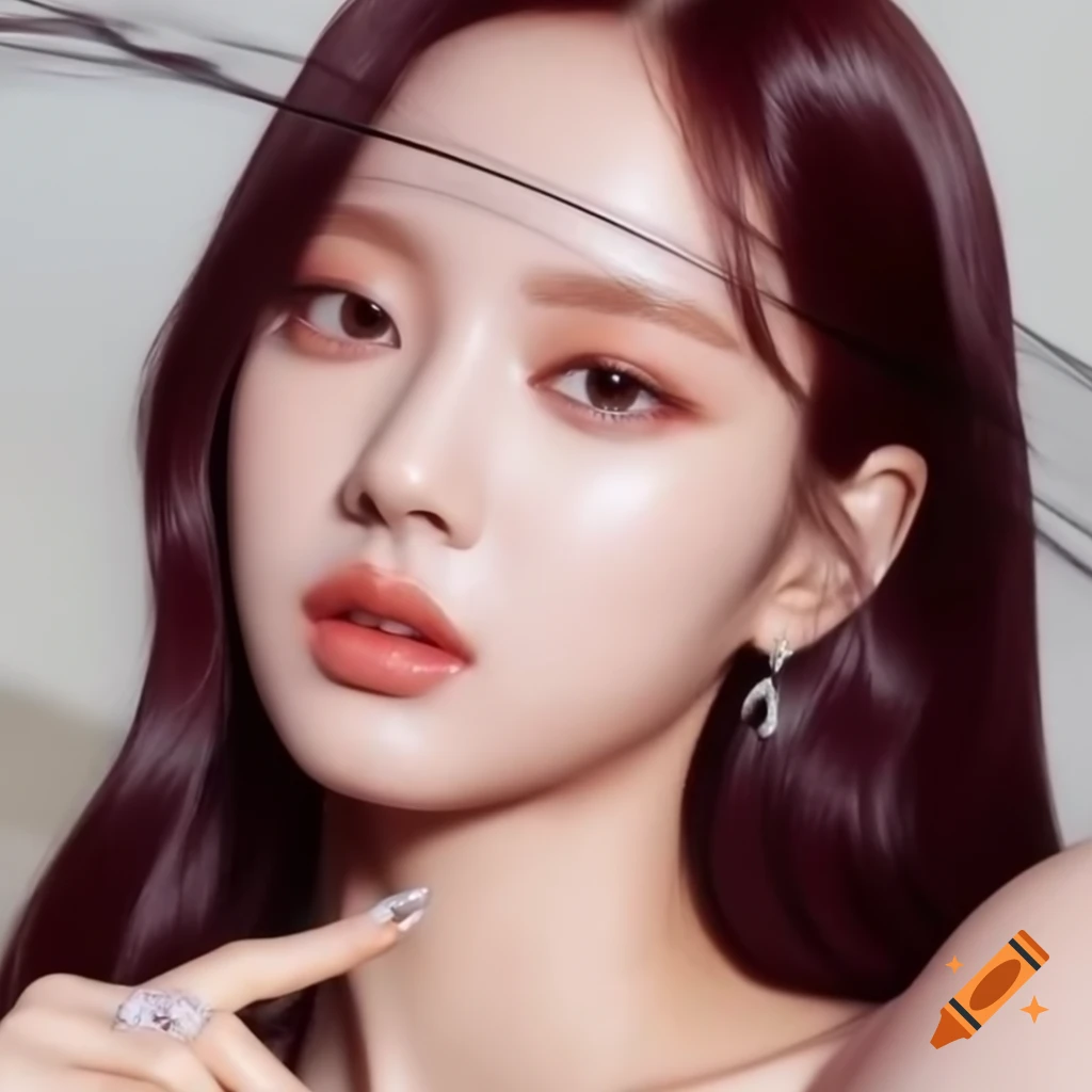 Delicate beauty inspired by East Asian aesthetics with elegant features ...