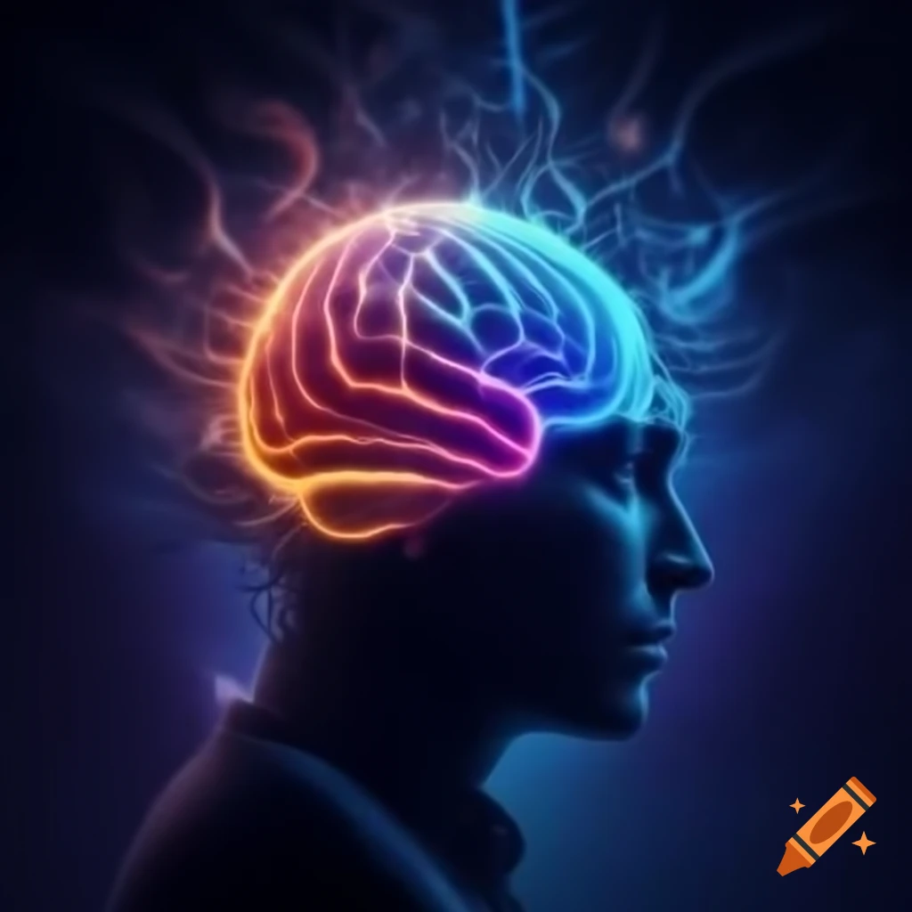 Concept of the mind and cognitive functions on Craiyon