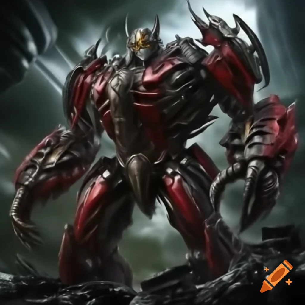 Cybertronian decepticon based on centipede design with tank-like form ...