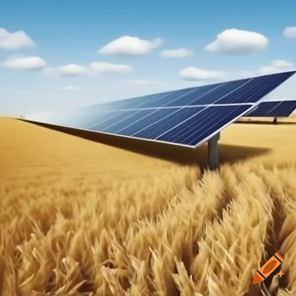 Agrivoltaic project integrating photovoltaic systems with grain farming ...