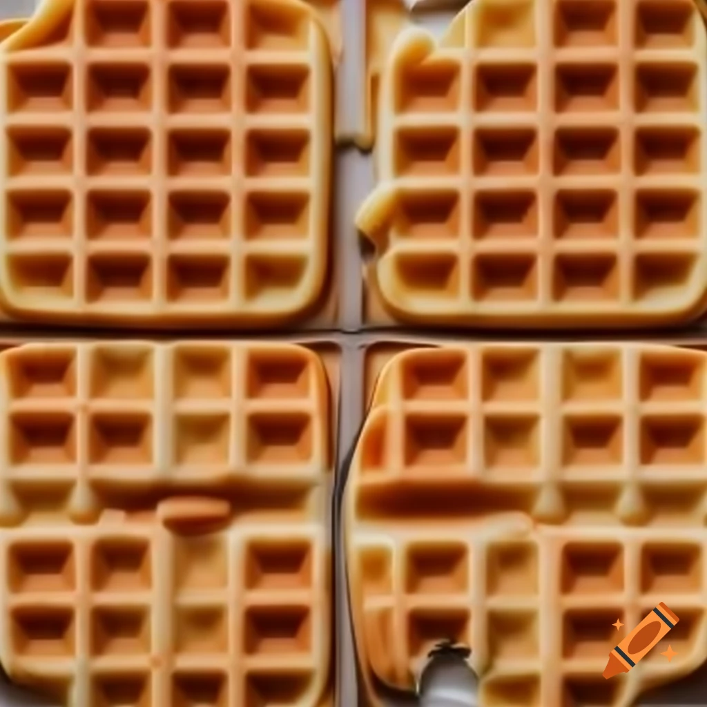 Waffle grid texture in Y2K graphic design style on Craiyon