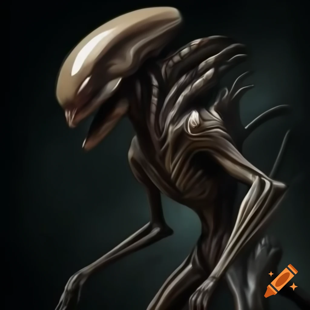 Xenomorph from alien franchise, iconic science fiction creature on Craiyon