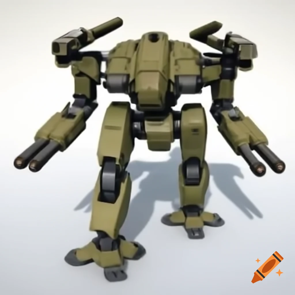 Fast recon mech with missile pods and cannons, inspired by ostrich on ...