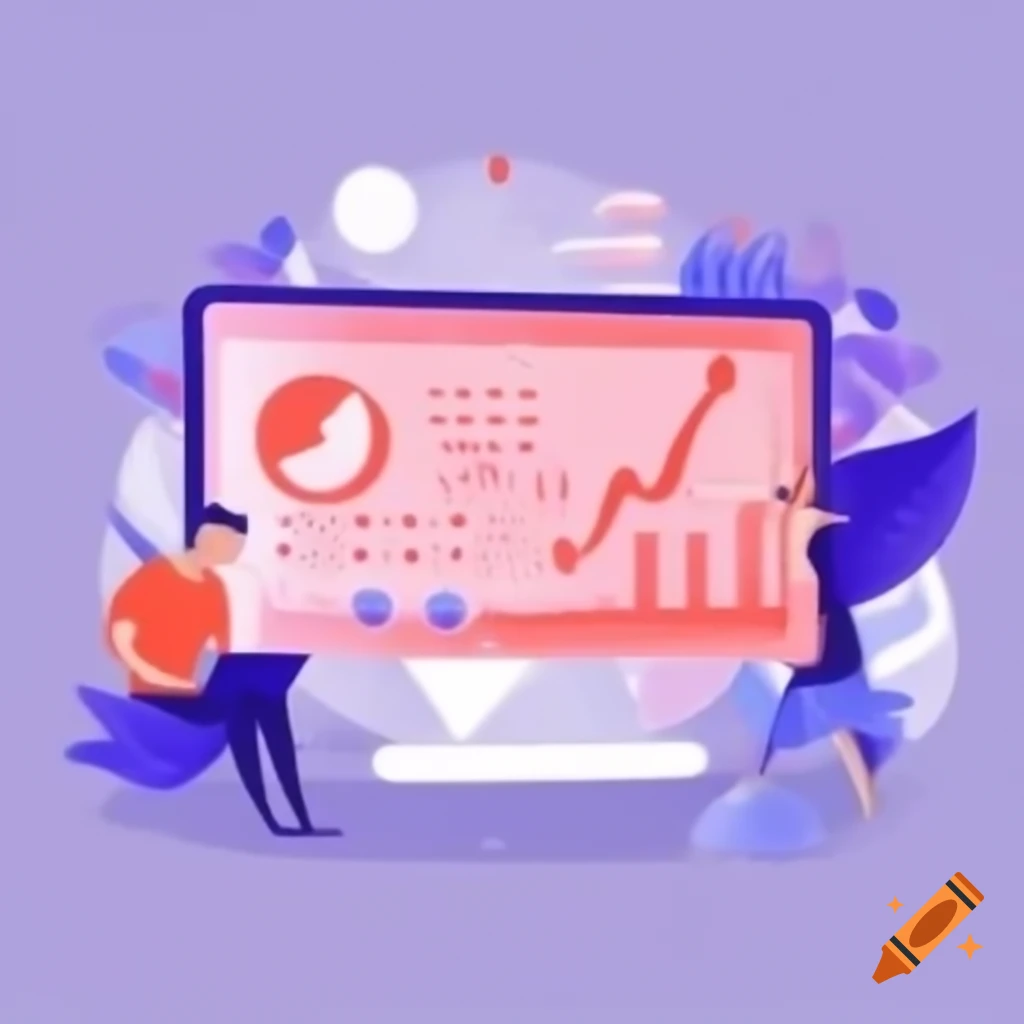 Visual representation for beginner Data Analytics course on Craiyon