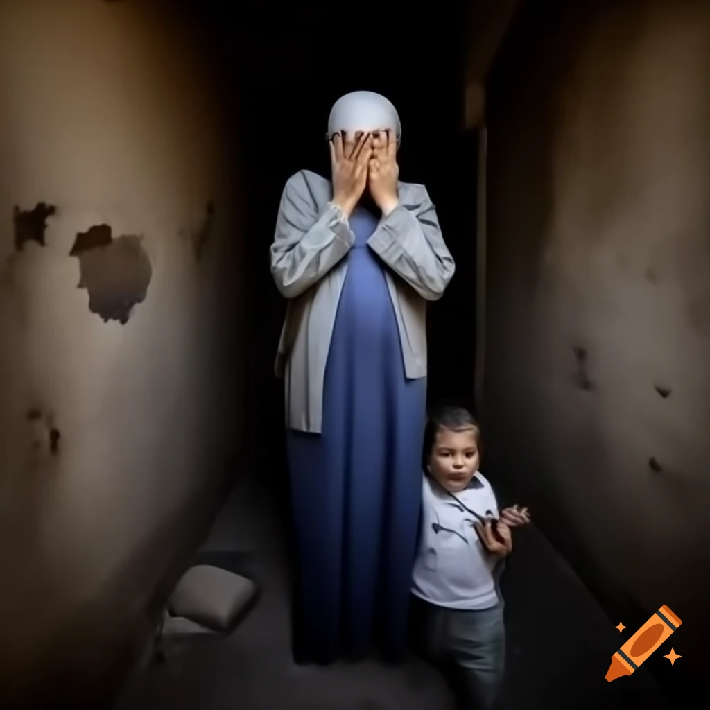 First-person perspective in Baghdad alley reflecting fear and despair ...