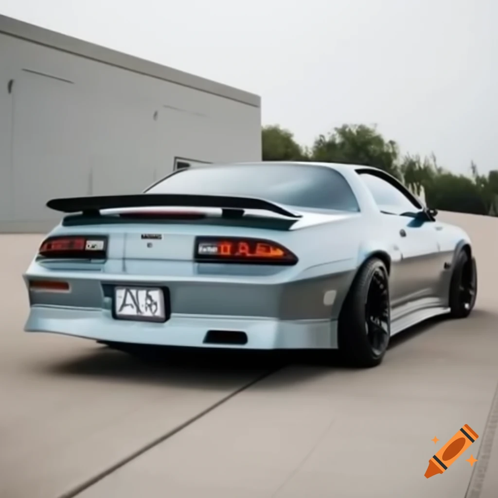 1985 Camaro IROC-Z with tinted windshield and black rims, showcasing ...