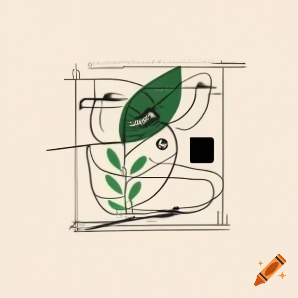 Minimalist Picasso-style abstract logos with bold lines and sketchy ...