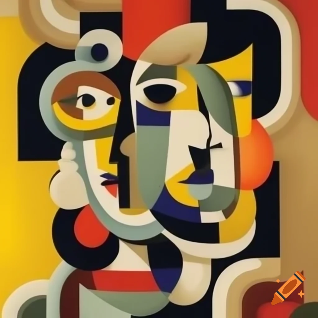 Cubism images created on Craiyon