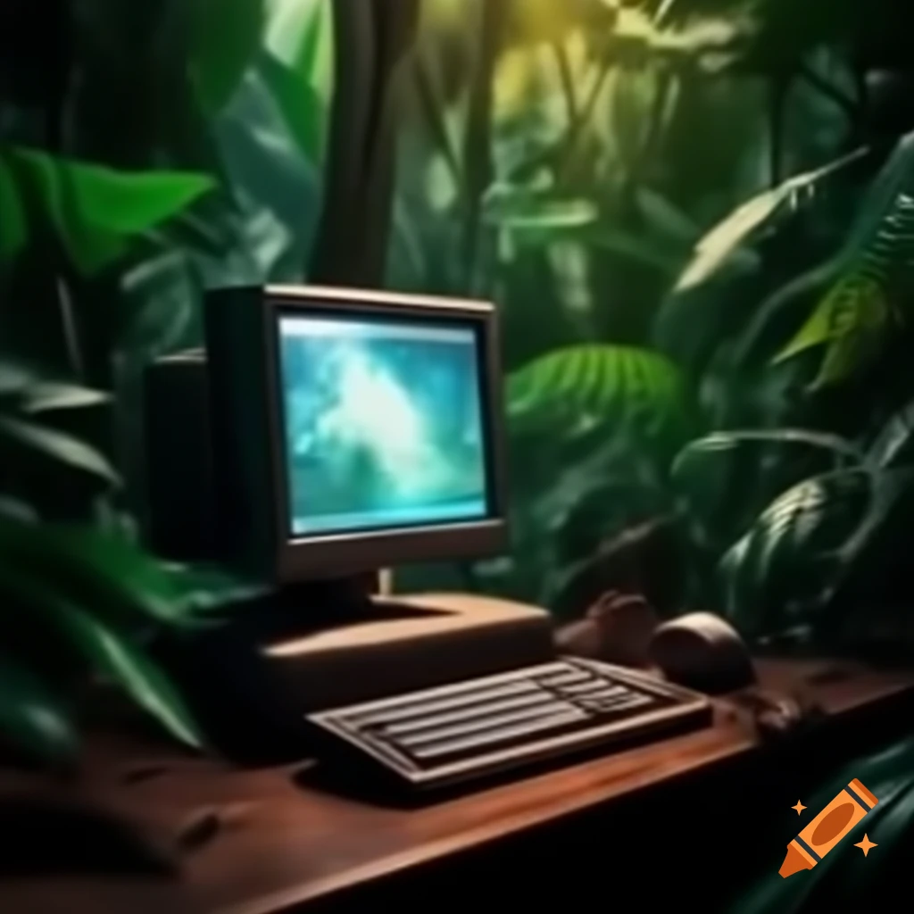 Jungle images created on Craiyon