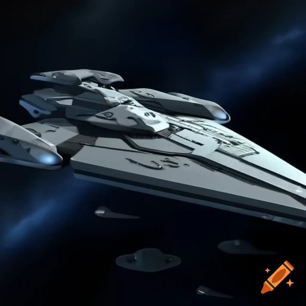 Unsc halberd-class light destroyer inspired by starship troopers and ...