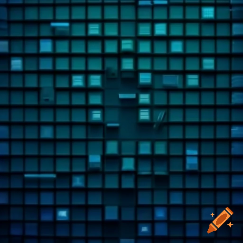 Random abstract grid design on Craiyon