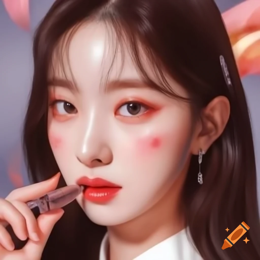 Formal portrait of an Asian woman resembling TWICE's Jihyo on Craiyon