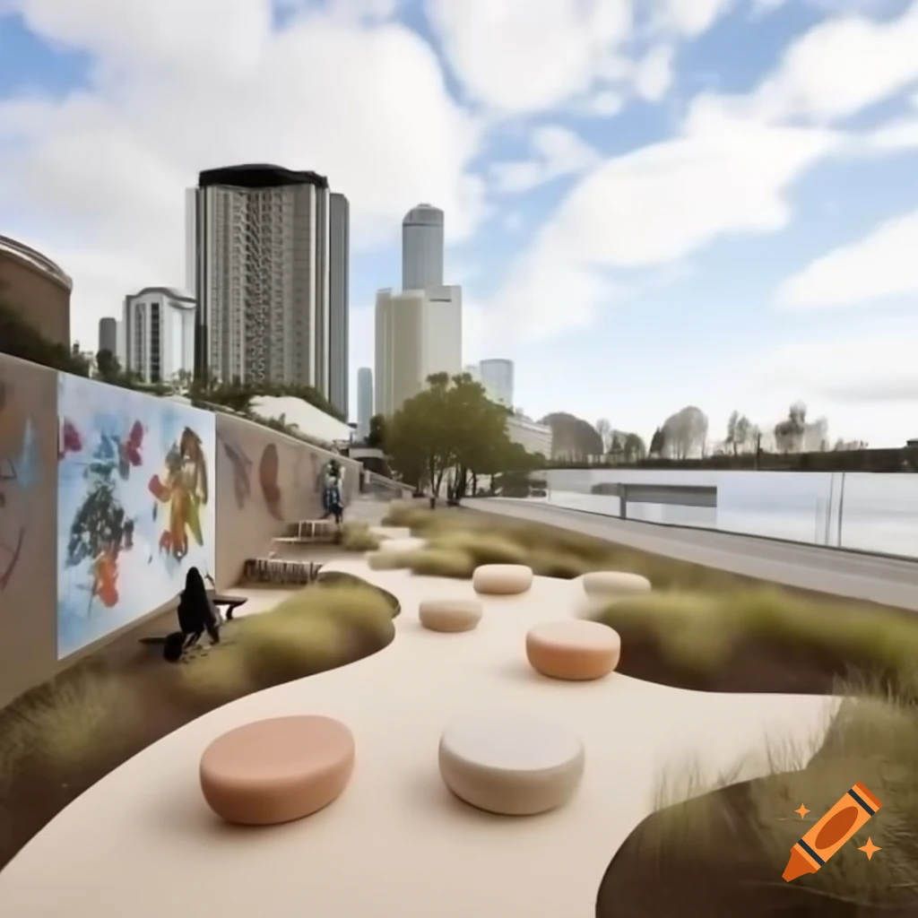 Interactive community art and nature trail at brisbane's waterfront on ...