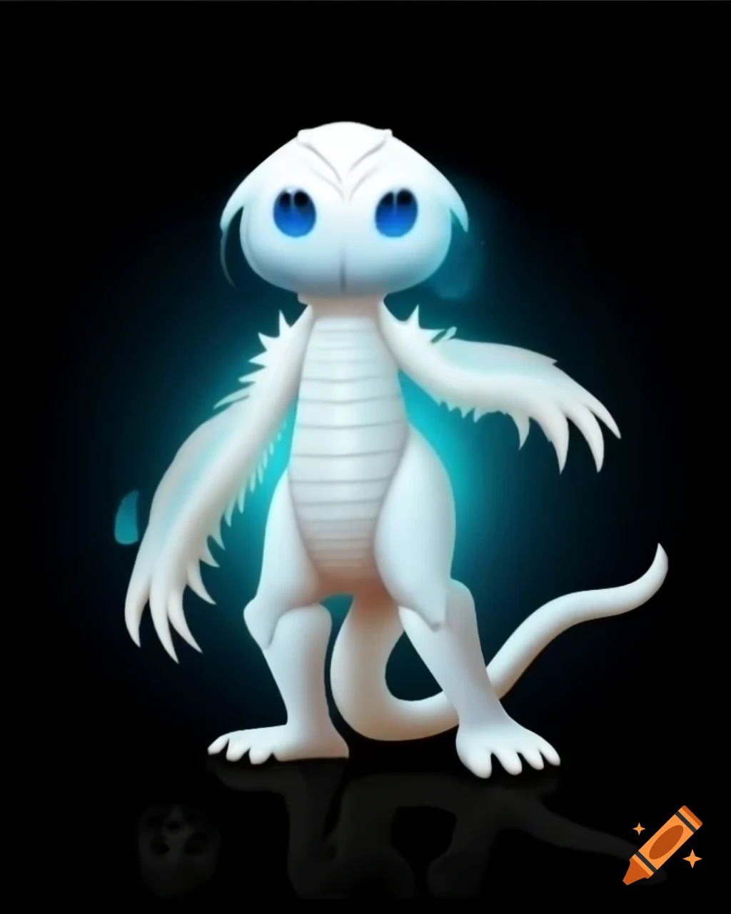 Giant white inflatable dragon doll character with glossy surface ...