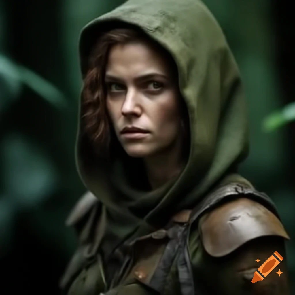 Cunning rogue character in a fantasy forest realm on Craiyon