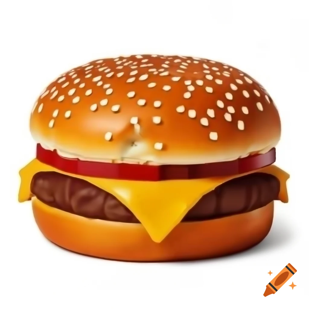 Minecraft cheeseburger with bun, meat, and cheese textures on Craiyon