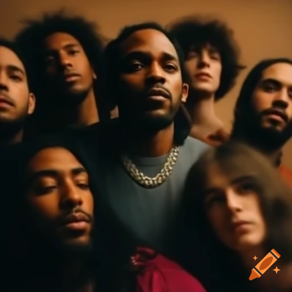 Collaborative album cover showcasing diverse artistic styles of popular ...